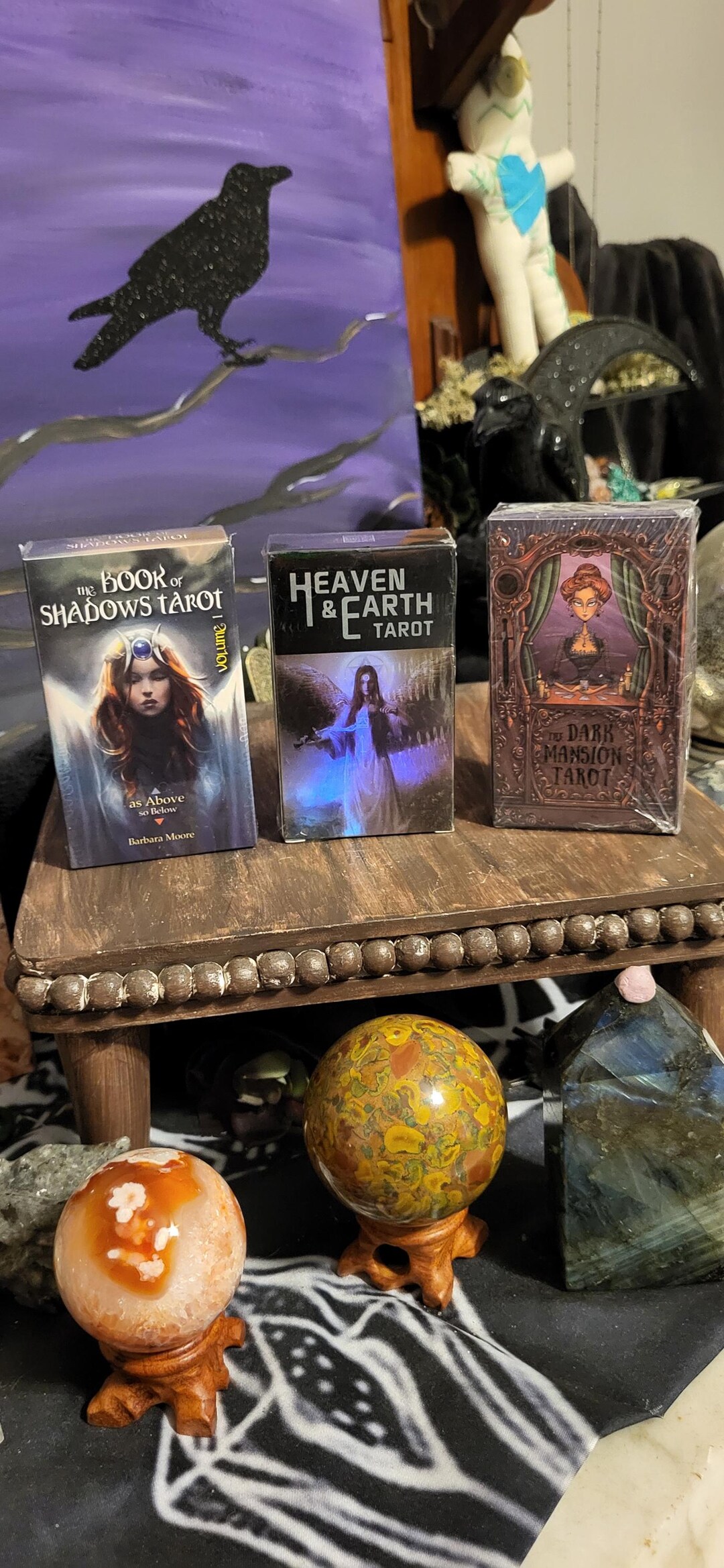 Tarot Card Decks With QR Code for Digital Guide. Tarot Card Reading ...