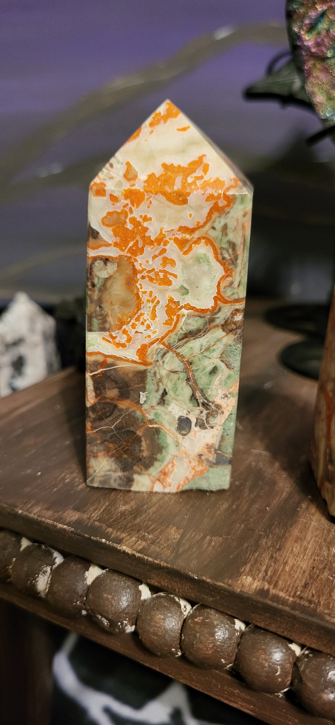 Money Agate Points Towers Colorful Money Agate, Nice Pieces. A24 B24 C24 D24 - Etsy