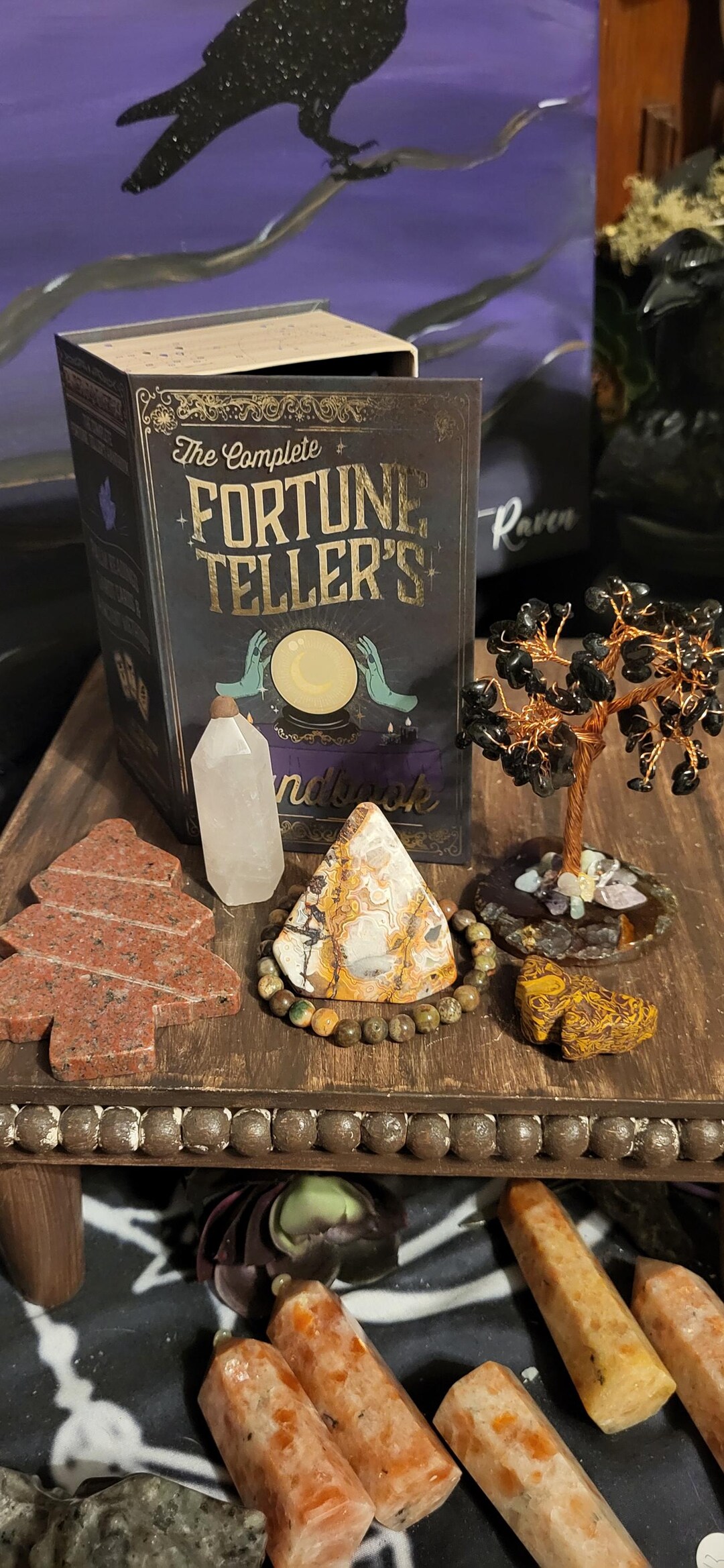 Fortune Teller Box Christmas Crystal Gift Set. Crystal Mystery Box Gift ...