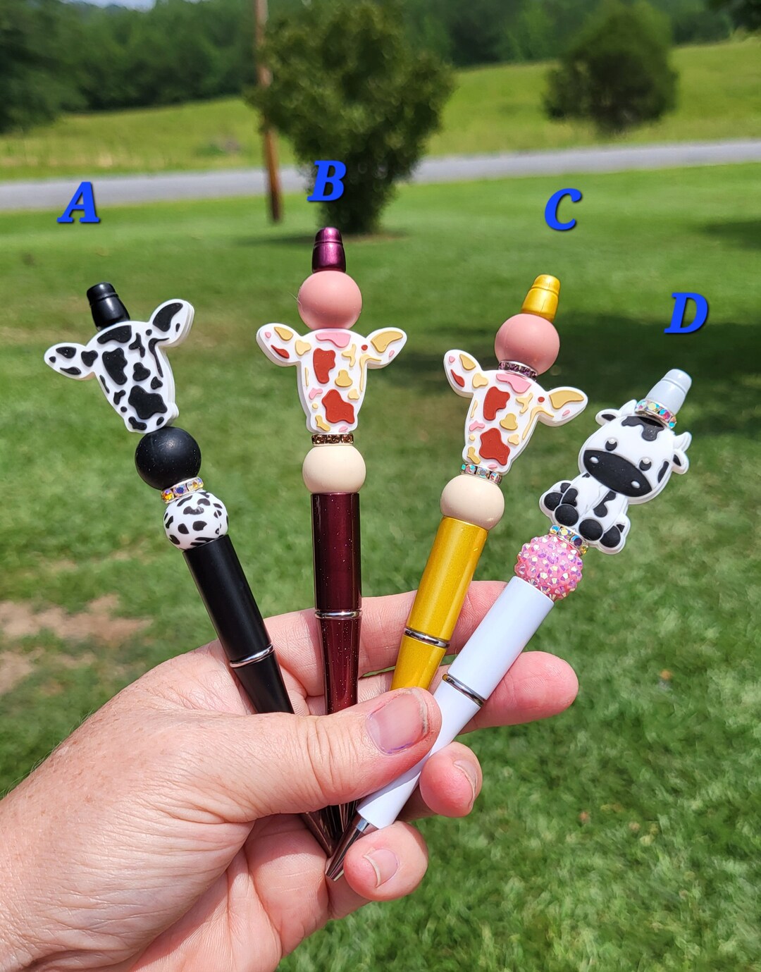 Cow Pens Cute Cow Pen Gifts Cows Pens Ink Pens - Etsy