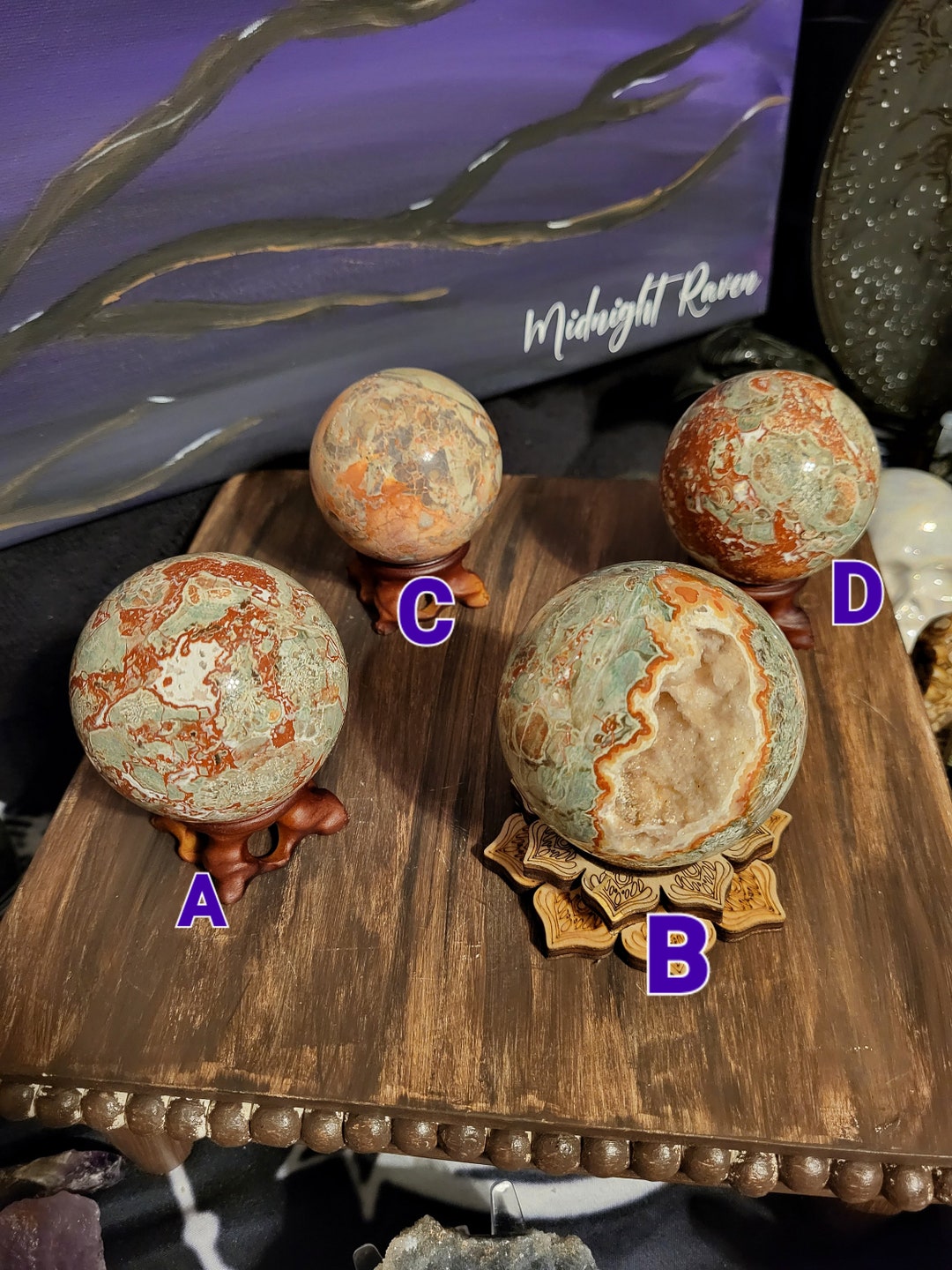 Money Agate Spheres - Etsy