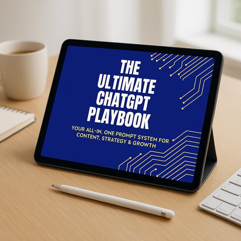 The Ultimate Chatgpt Playbook — AI Prompt Workbook and Digital Guide ...