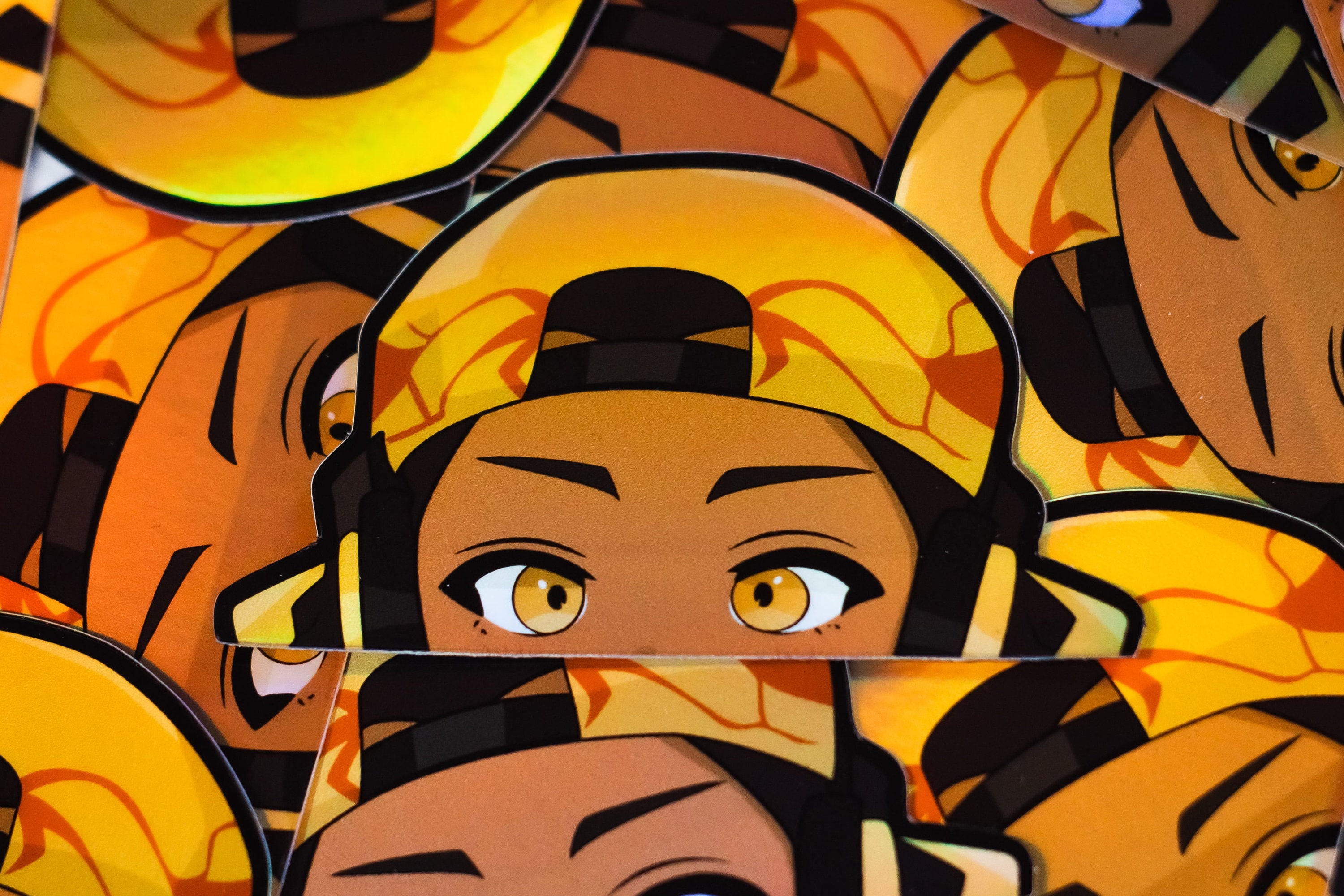 Raze Holographic Peeker Sticker Valorant - Etsy