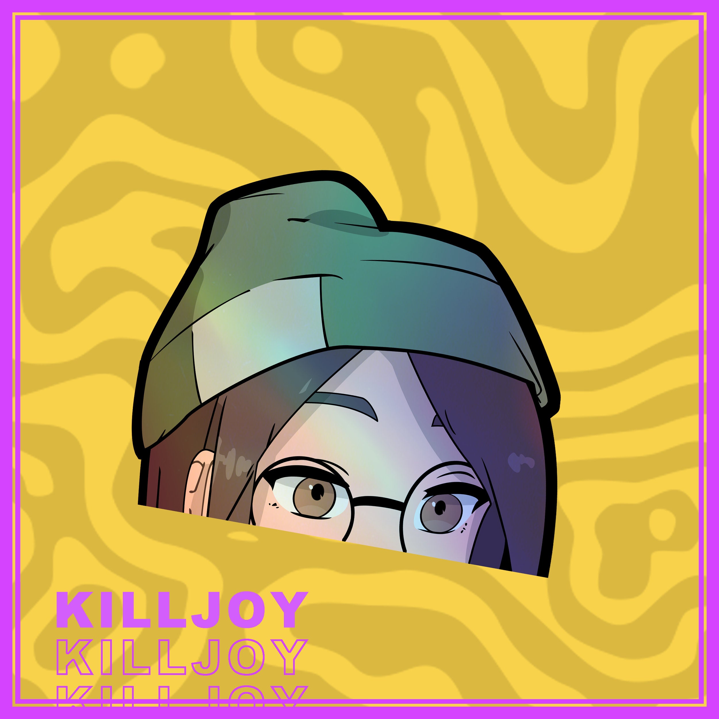 Killjoy Holographic Peeker Sticker Valorant - Etsy