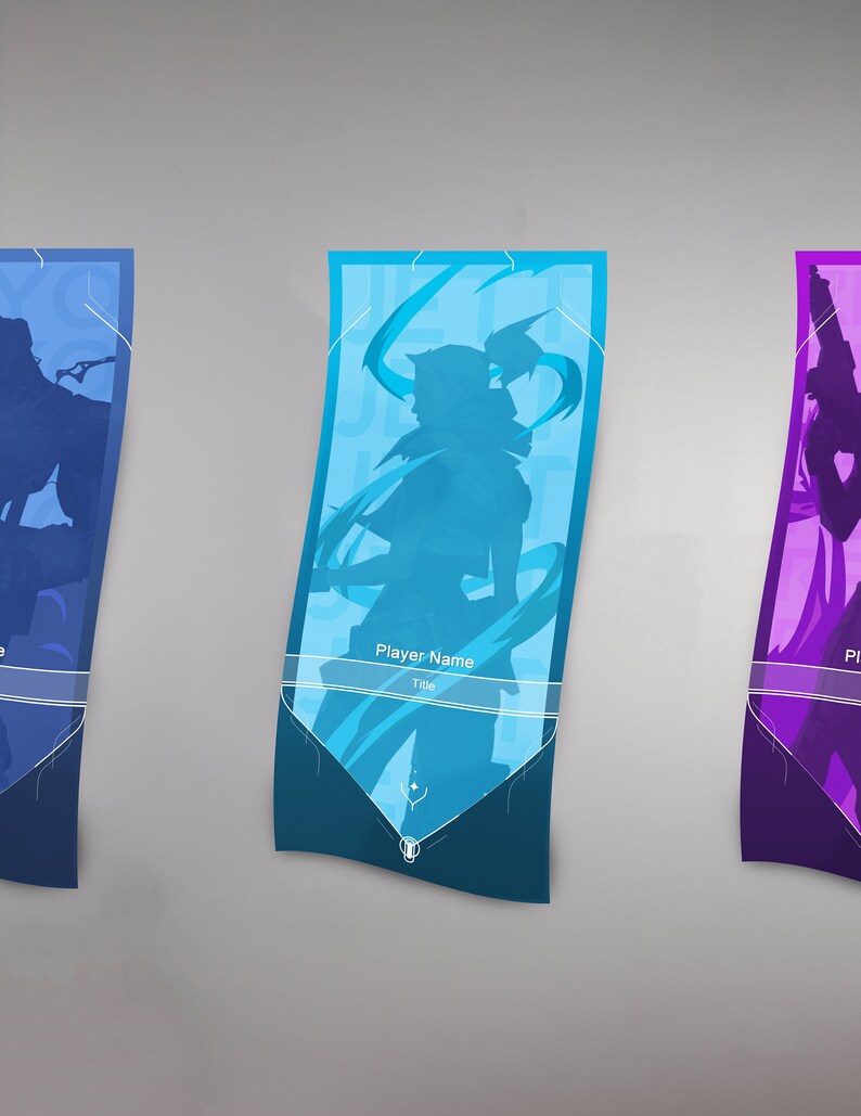Custom Jett Valorant Banner - Etsy