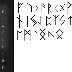 Elder Futhark Scandinavian Runes Basic Stamp Brushes for Procreate - Etsy