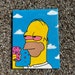 Homer Simpson Faded Painting - Etsy