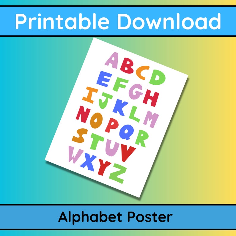 20 Educational Posters for Toddlers and Kids Educational - Etsy