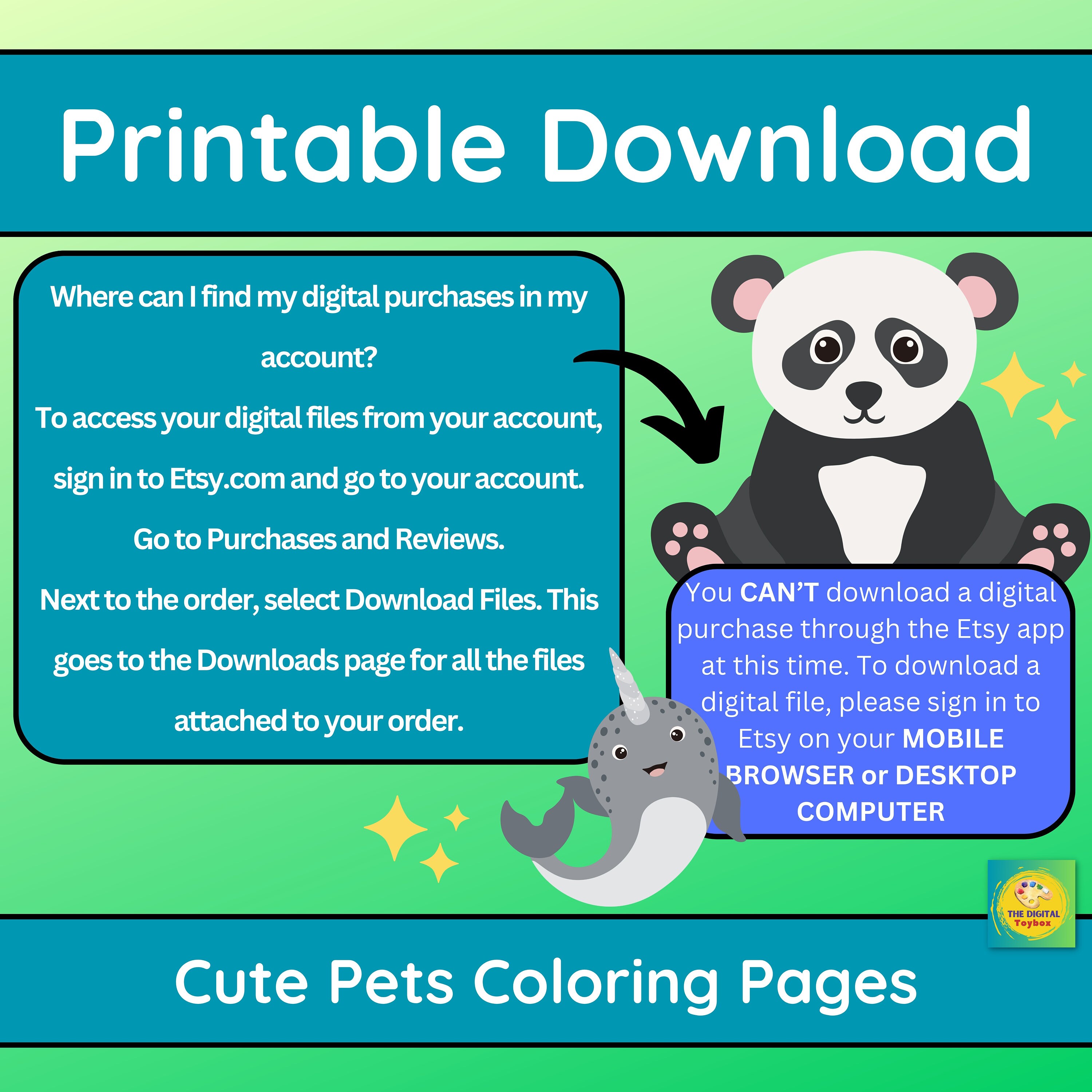 Cute Pets Coloring Pages for Kids Printable Animal Coloring Pages for ...