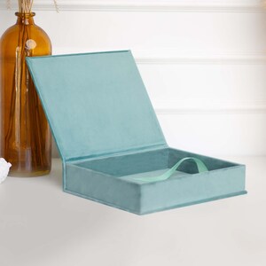 Personalized Velvet Keepsake Box | Handmade High-quality Velvet Storage ...