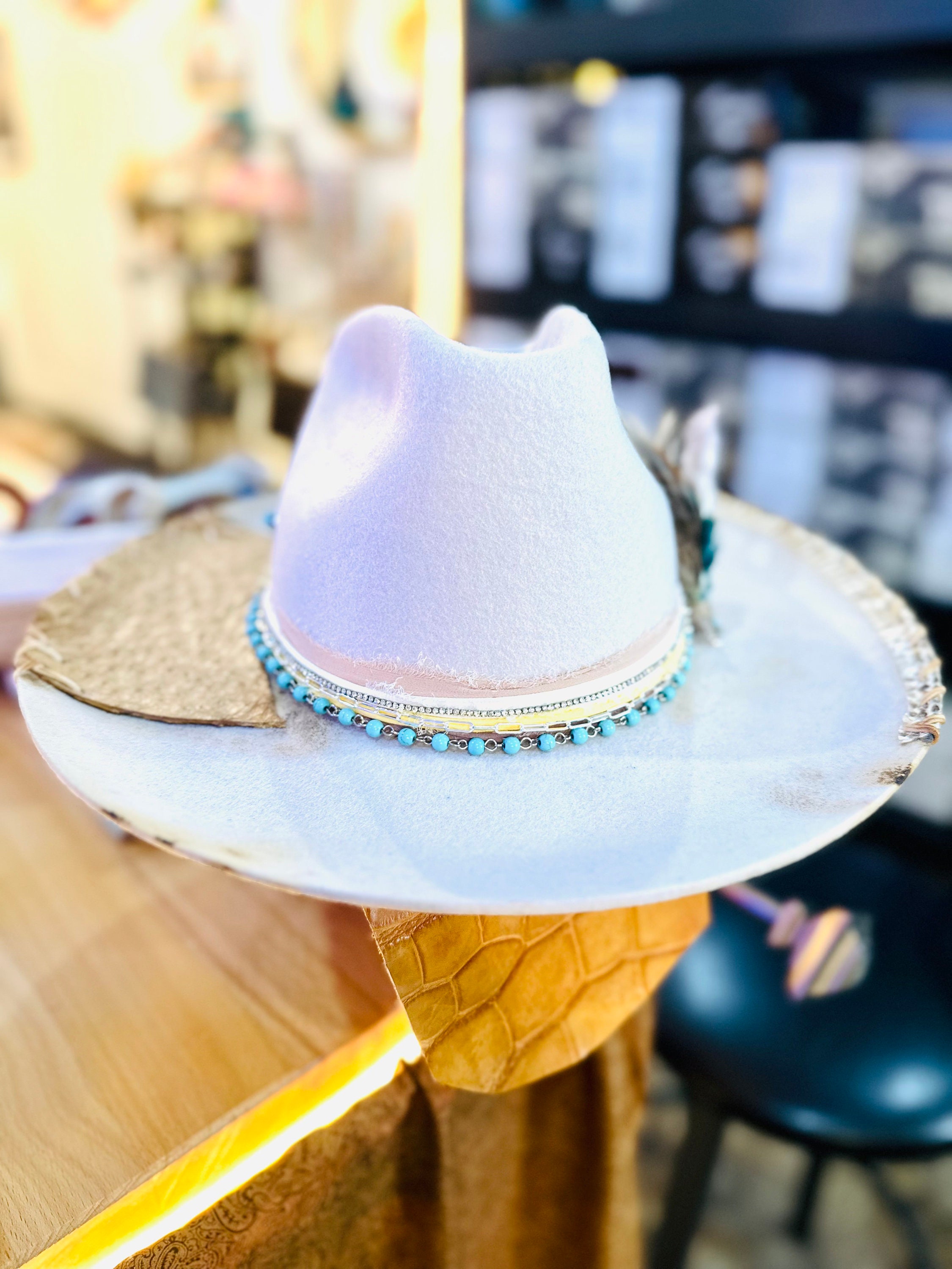 Hand-custom Western Wool Rancher Hat - Etsy