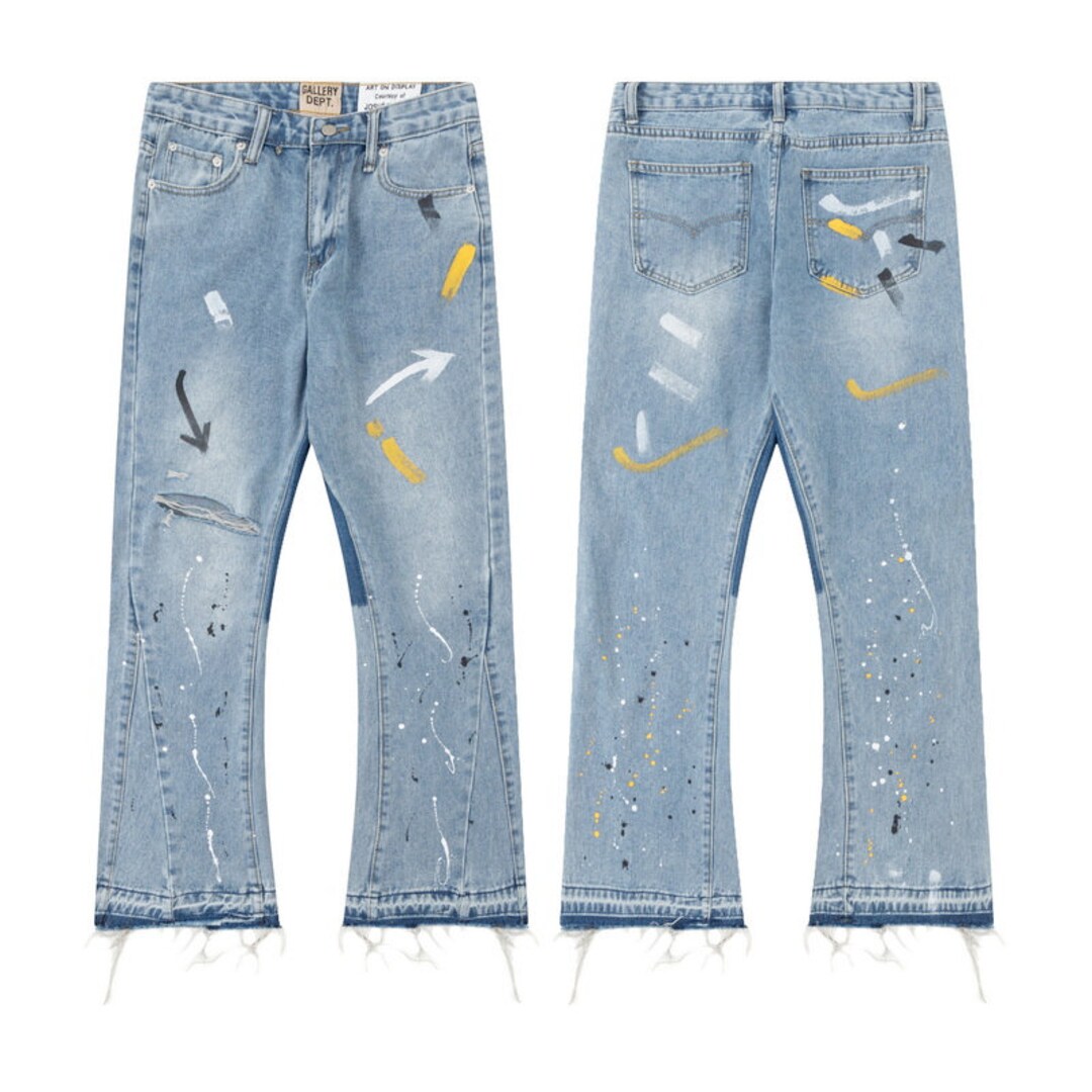 Gallery Dept Splatter Jeans / Paint Splatter Dept Jeans - Etsy