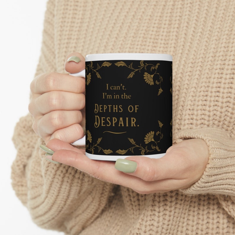 Depths of Despair Mug, Anne of Green Gables, Bookish Coffee Cup for ...