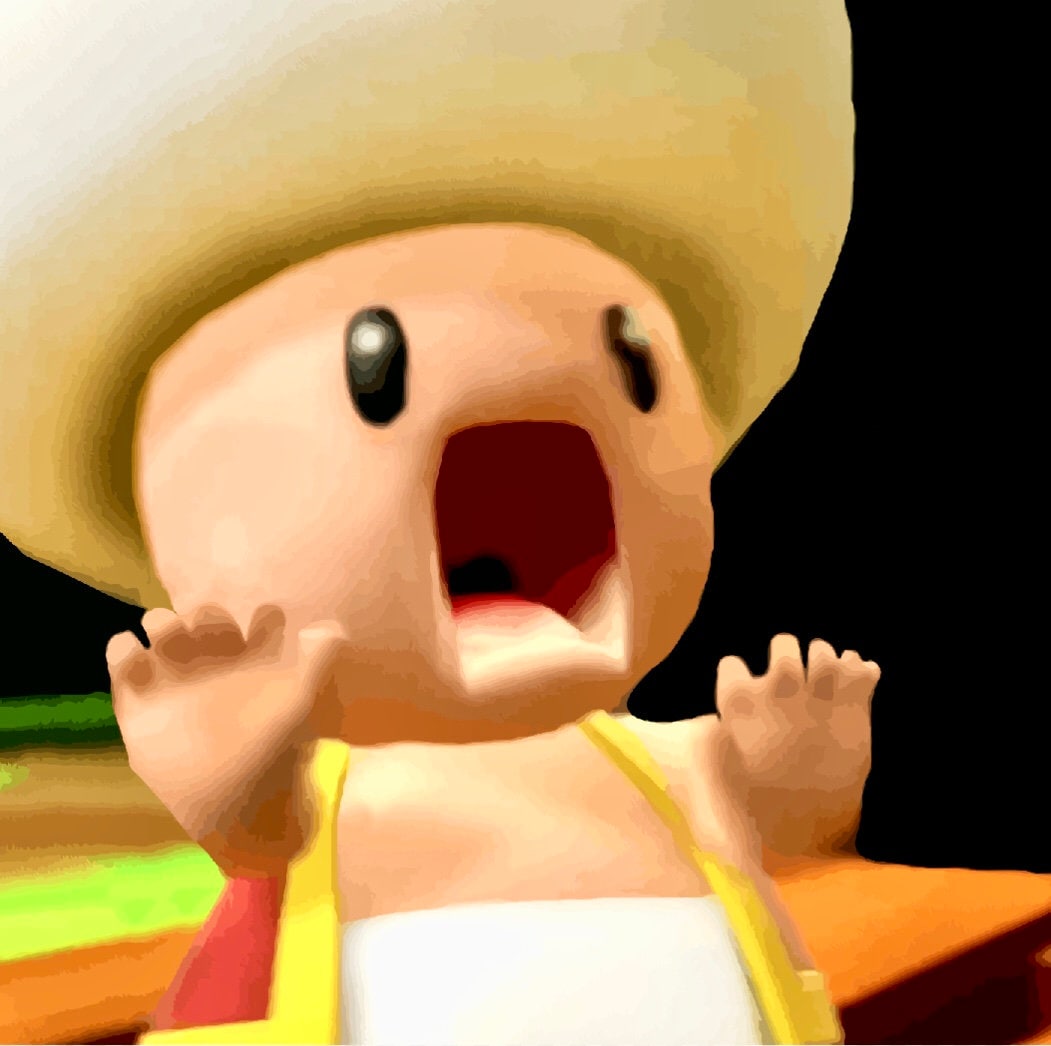 Screaming Toadstool Mushroom Meme 3in Embroidered Patch Iron-on, J-hook ...