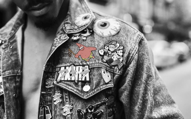 Embroidered Patch Savage Patrick 2.5in Cartoon Iron-on J-hook - Etsy