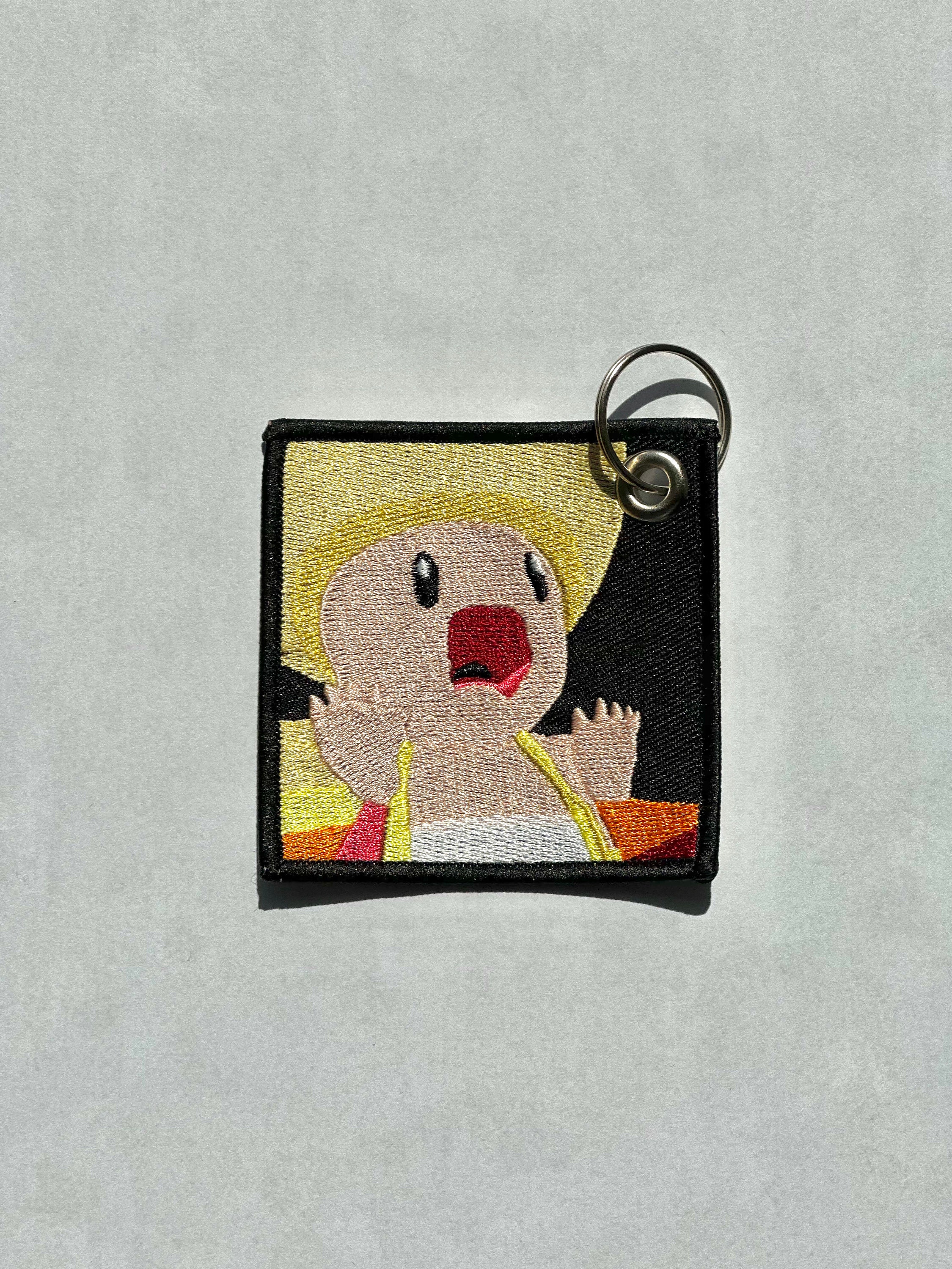 Screaming Toadstool Mushroom Meme 3in Embroidered Patch Iron-on, J-hook ...