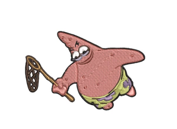 Embroidered Patch Savage Patrick 2.5in Cartoon Iron-on J-hook - Etsy