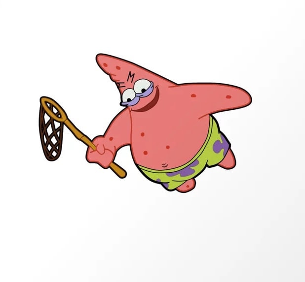 Embroidered Patch Savage Patrick 2.5in Cartoon Iron-on J-hook - Etsy