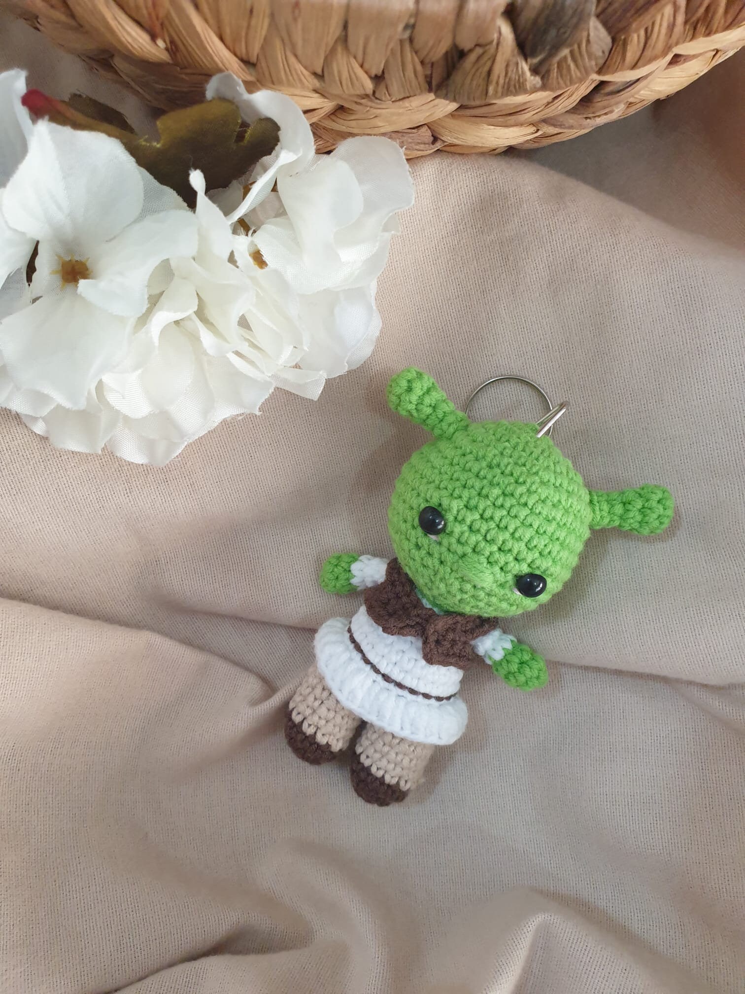 Shrek Amigurumi Keychain,crocheting,organic Toys,amigurumi,pattern ...