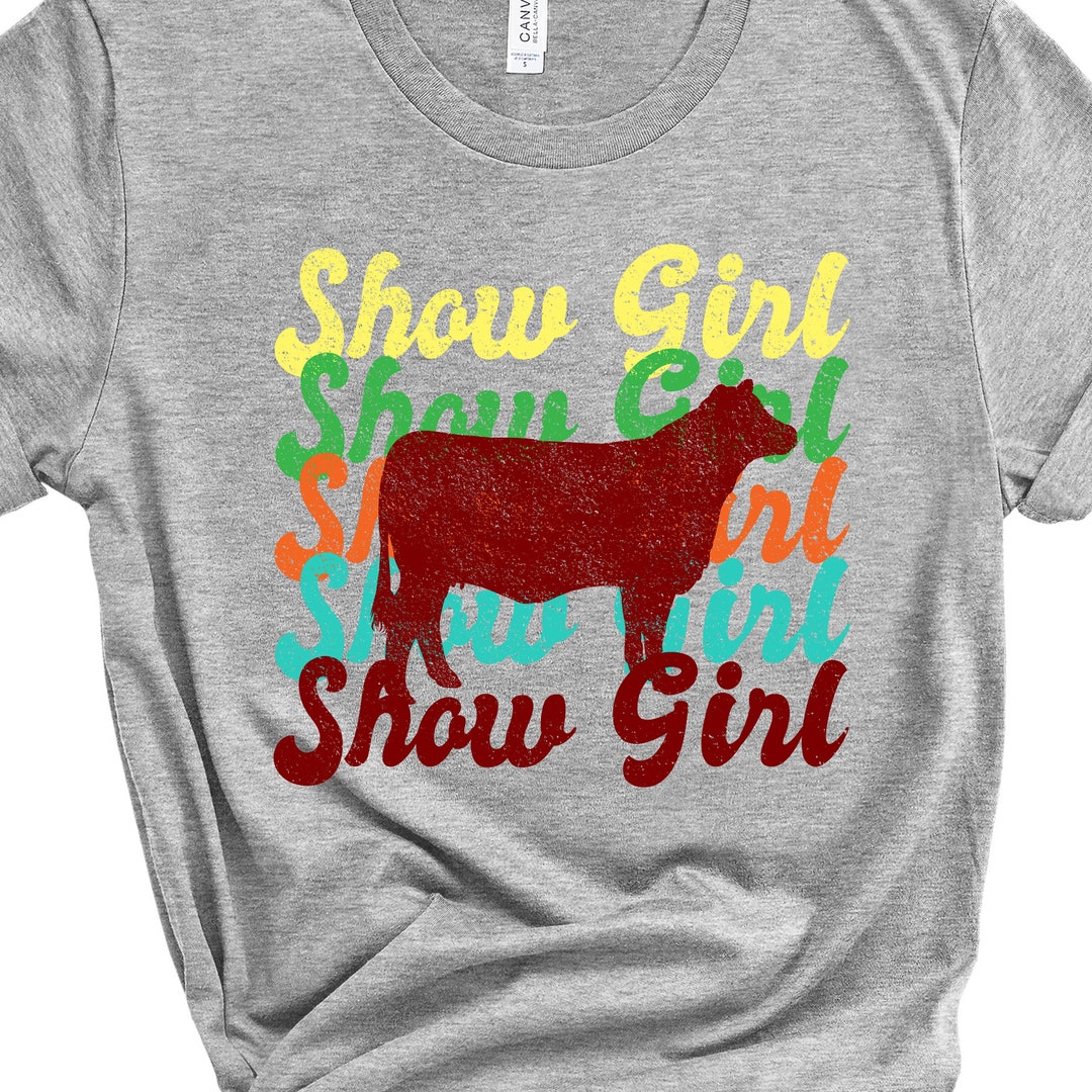 SHOW GIRL Angus Heifer- Livestock Show Digital PNG File - Etsy