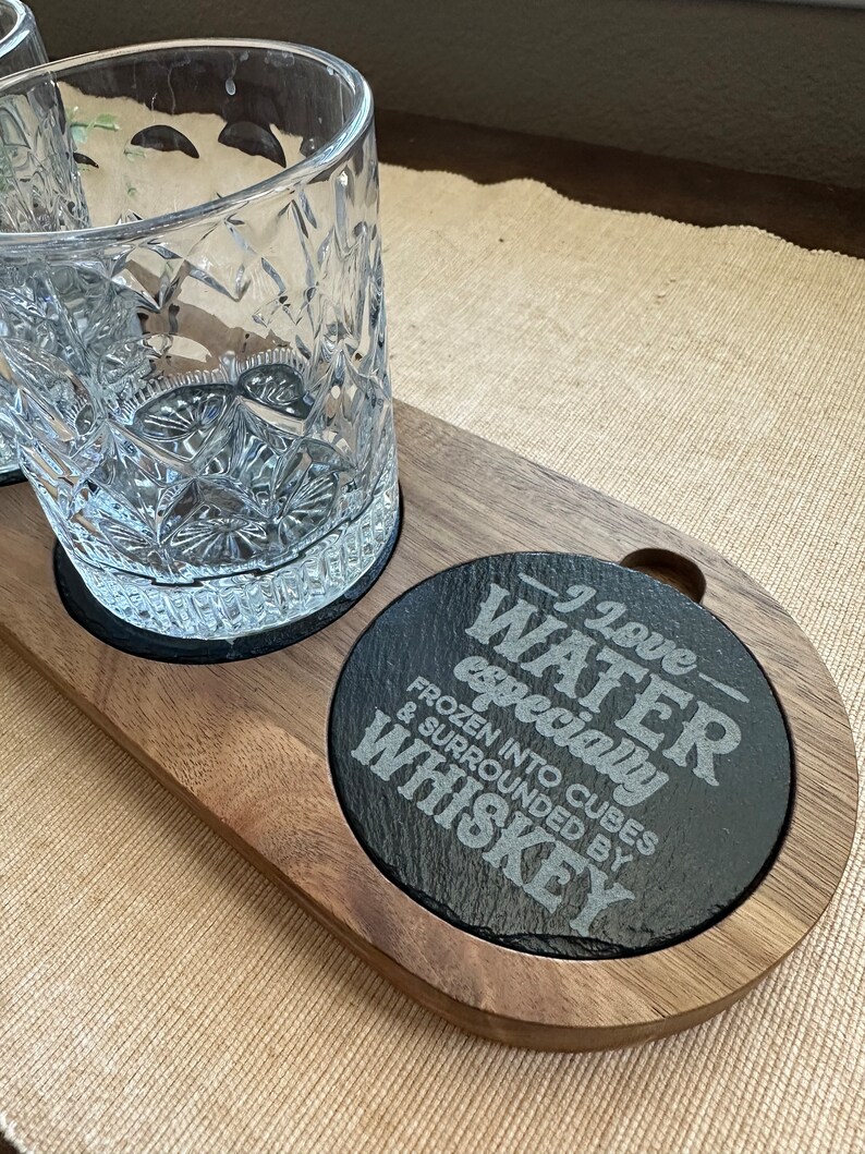 Handcrafted whiskey Serving Tray. Perfect for Whiskey Enthusiasts With ...