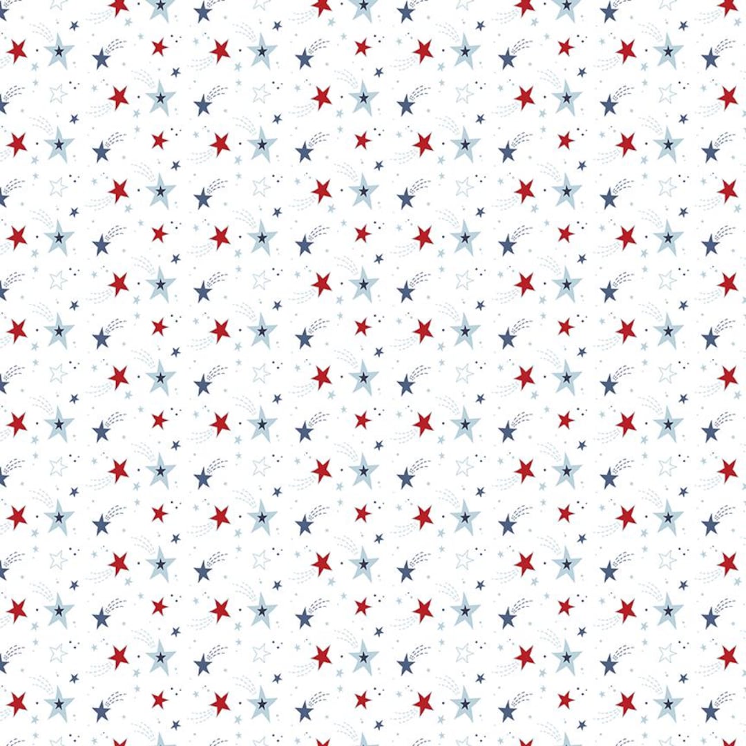 Stars and Stripes Forever Quilt Fabric by Riley Blake Designs ...