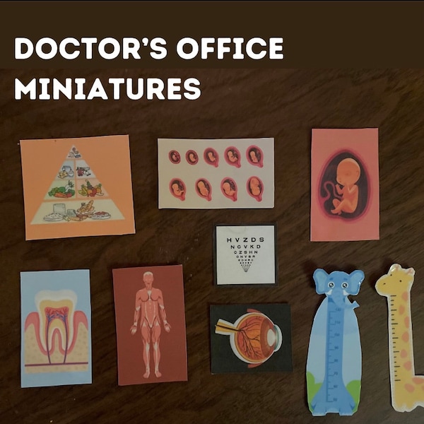 Dollhouse Miniature Doctors Office - Etsy