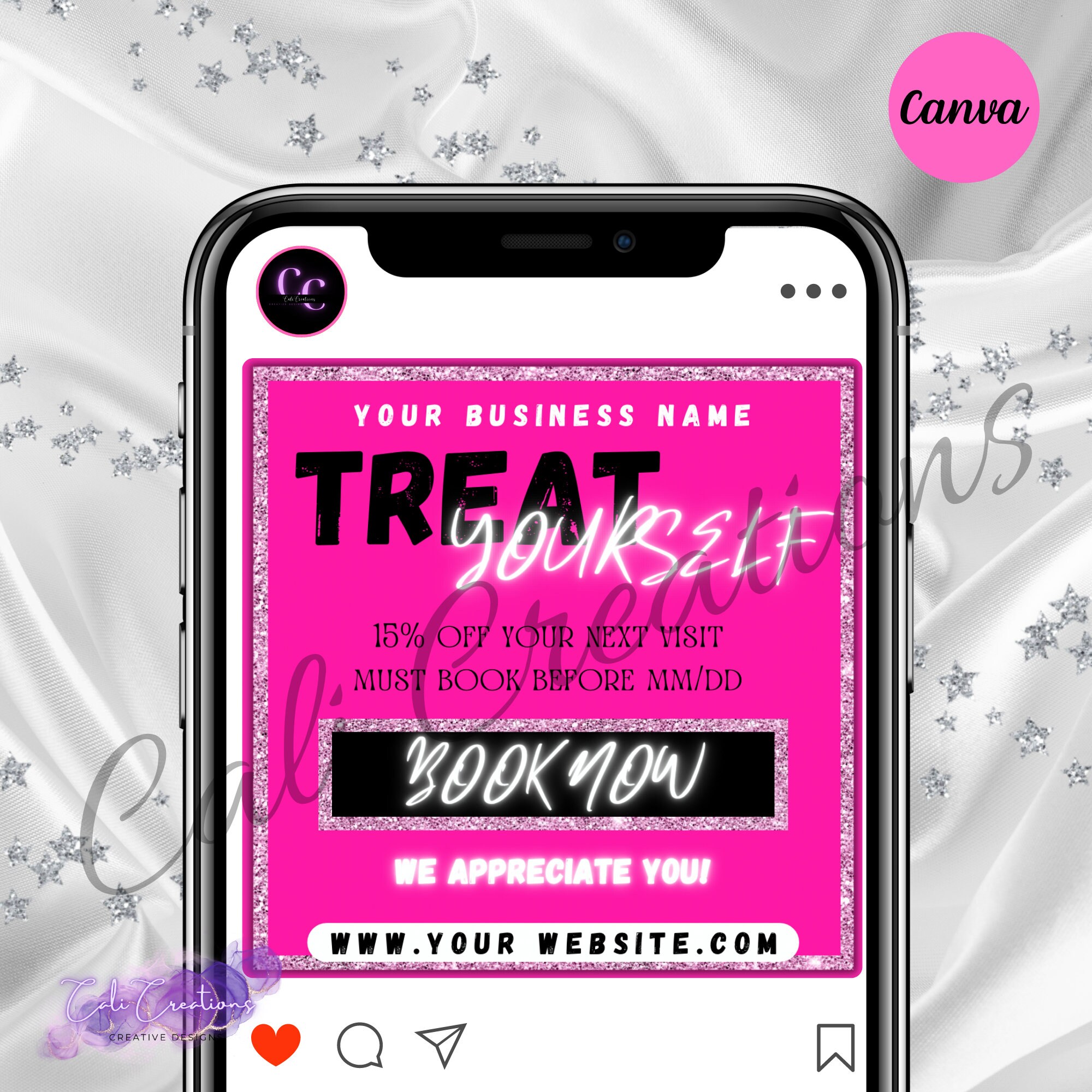 8 Social Media Flyer Bundle | Pink Flyer | Promo Flyer| Business Flyer ...