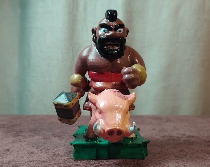 Hog Rider Clash Royale Clash of Clans Hog Rider Figure - Etsy