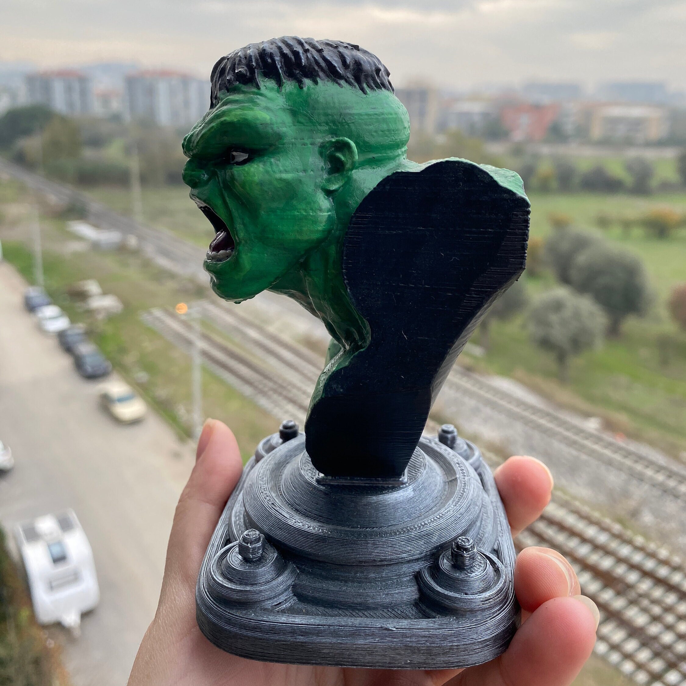 Handcrafted Angry Hulk Bust - Sculpture Art in PLA Plastic - Etsy