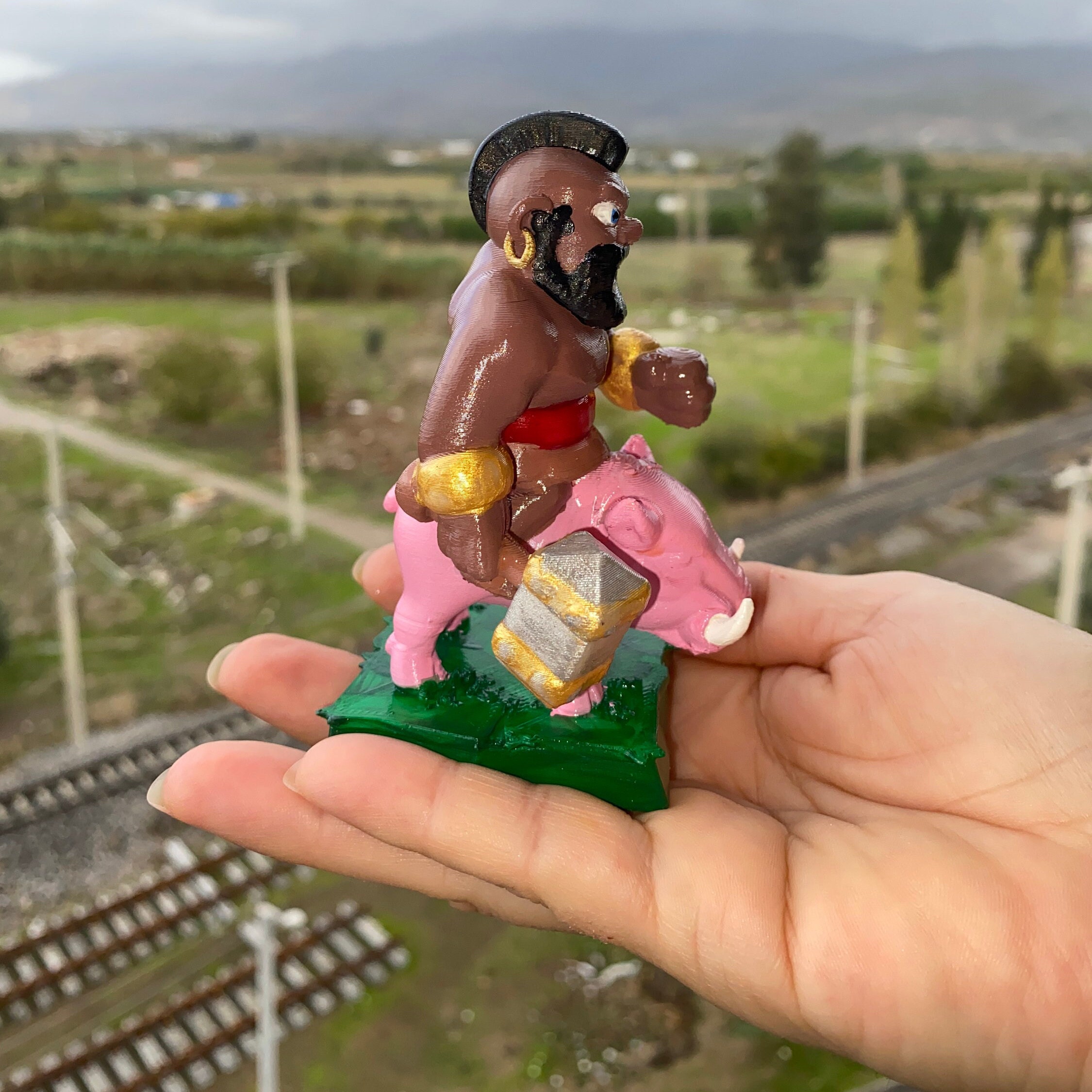 Hog Rider, Clash Royale, Clash of Clans, Hog Rider Figure, Clash Royale ...