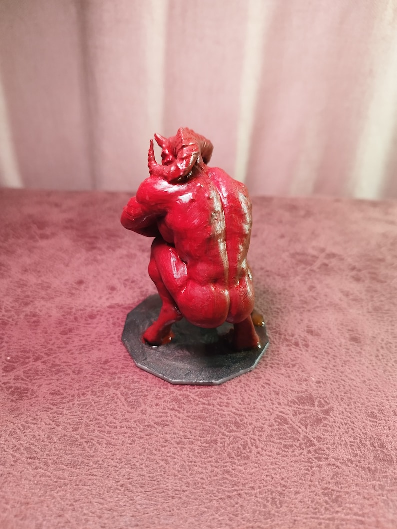 Demon Demon Figure Devil Devil Figure Demonic Hell - Etsy