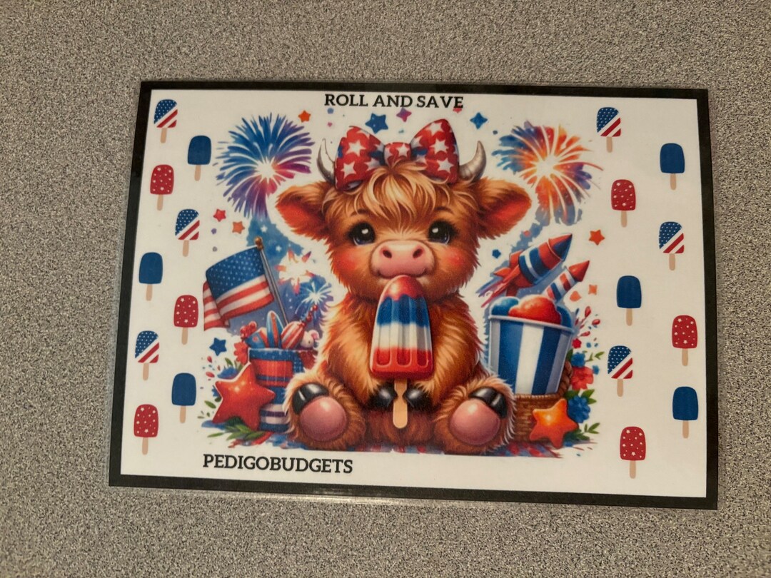4th of July Cow Roll and Save - Etsy