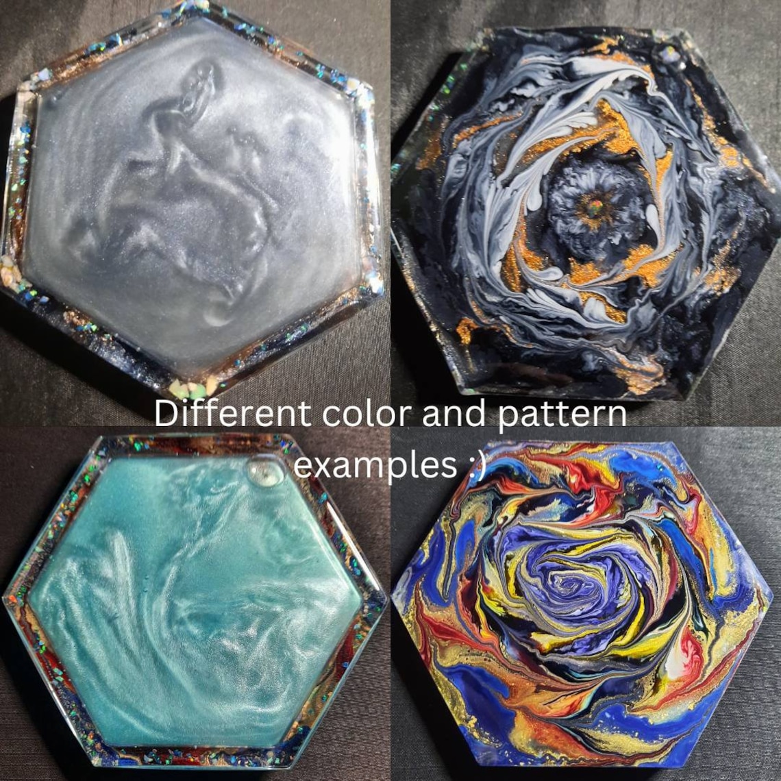 Custom Handmade Hex Kalliroscope Fidget Toy/stress Relief With ...