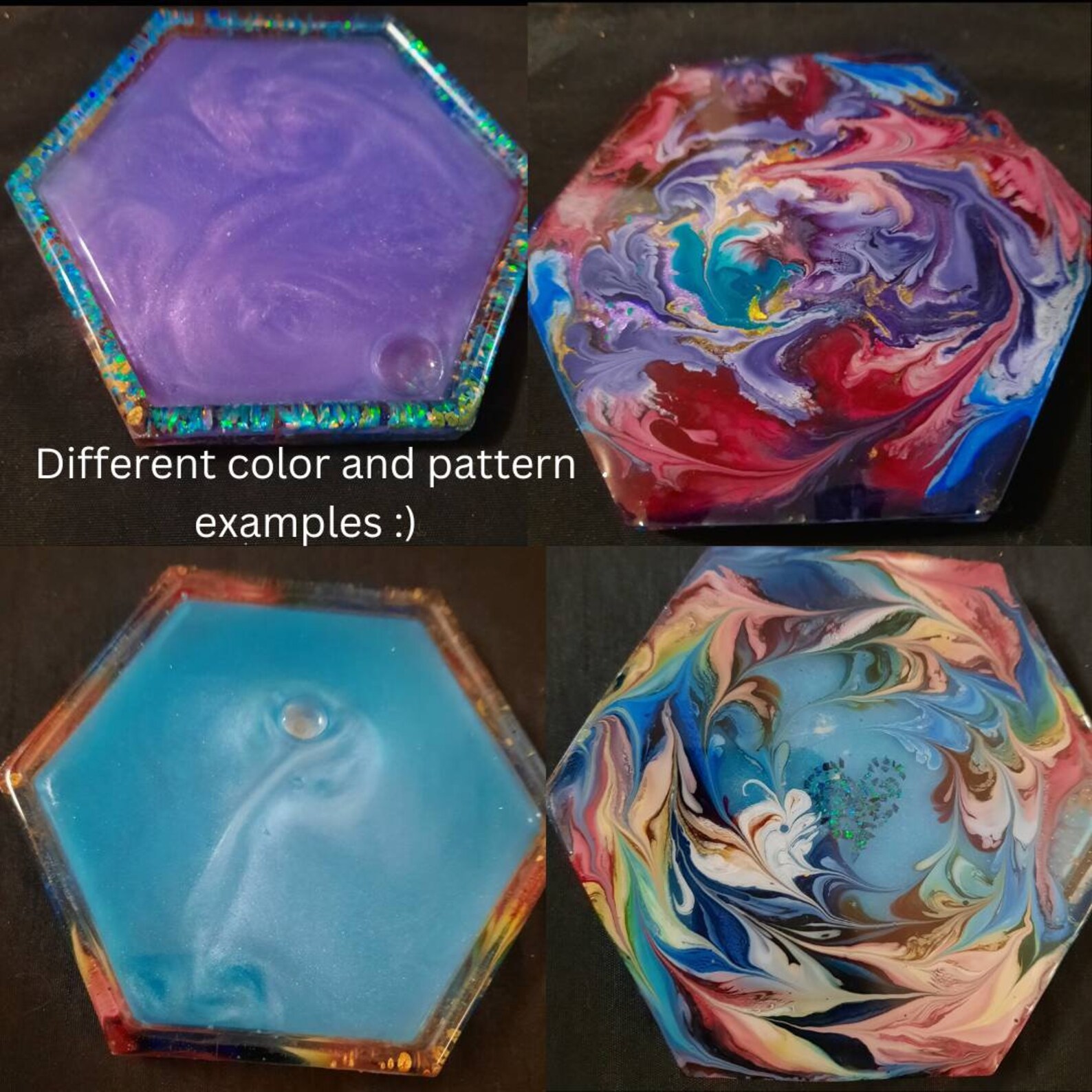 Custom Handmade Hex Kalliroscope Fidget Toy/stress Relief With ...