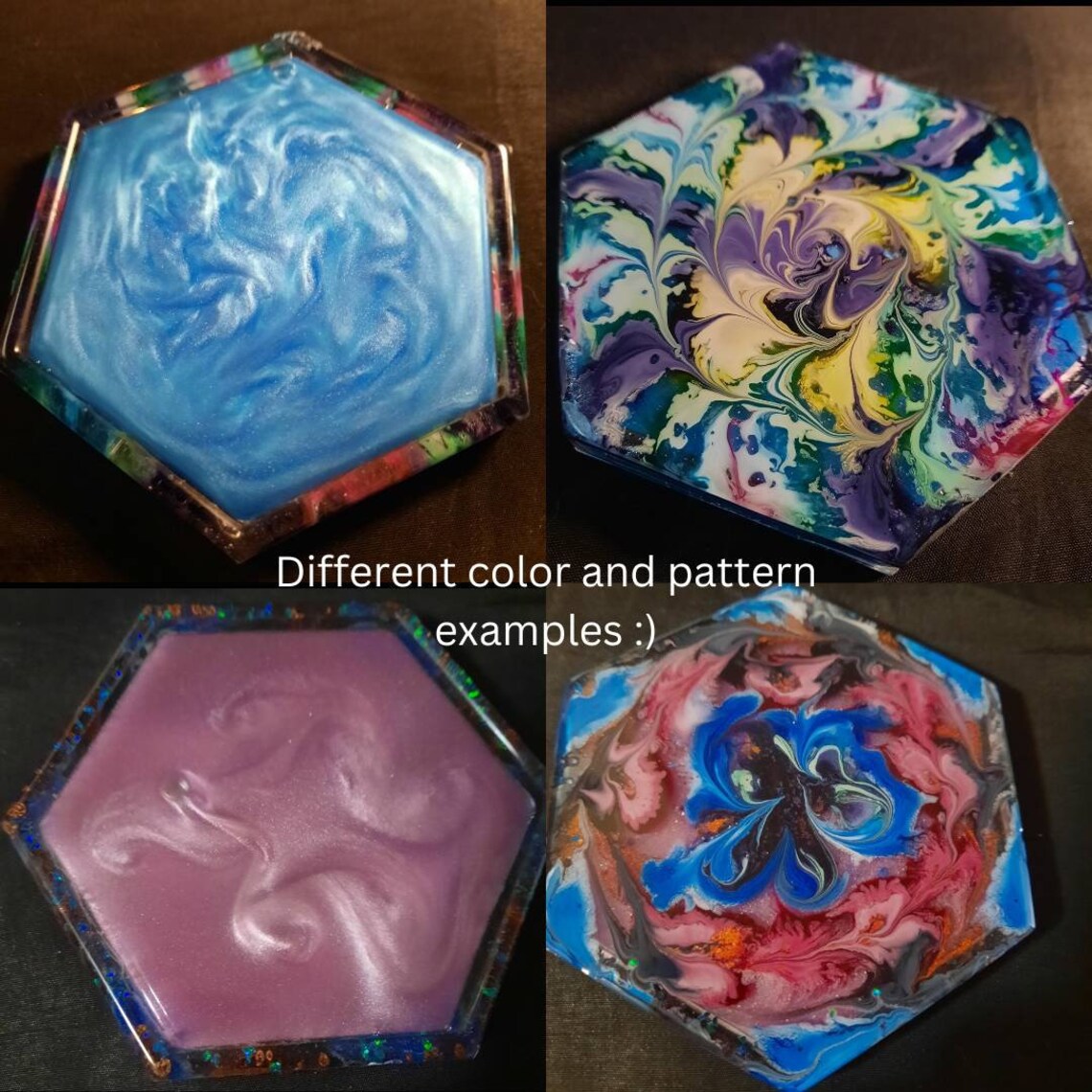 Custom Handmade Hex Kalliroscope Fidget Toy/stress Relief With ...