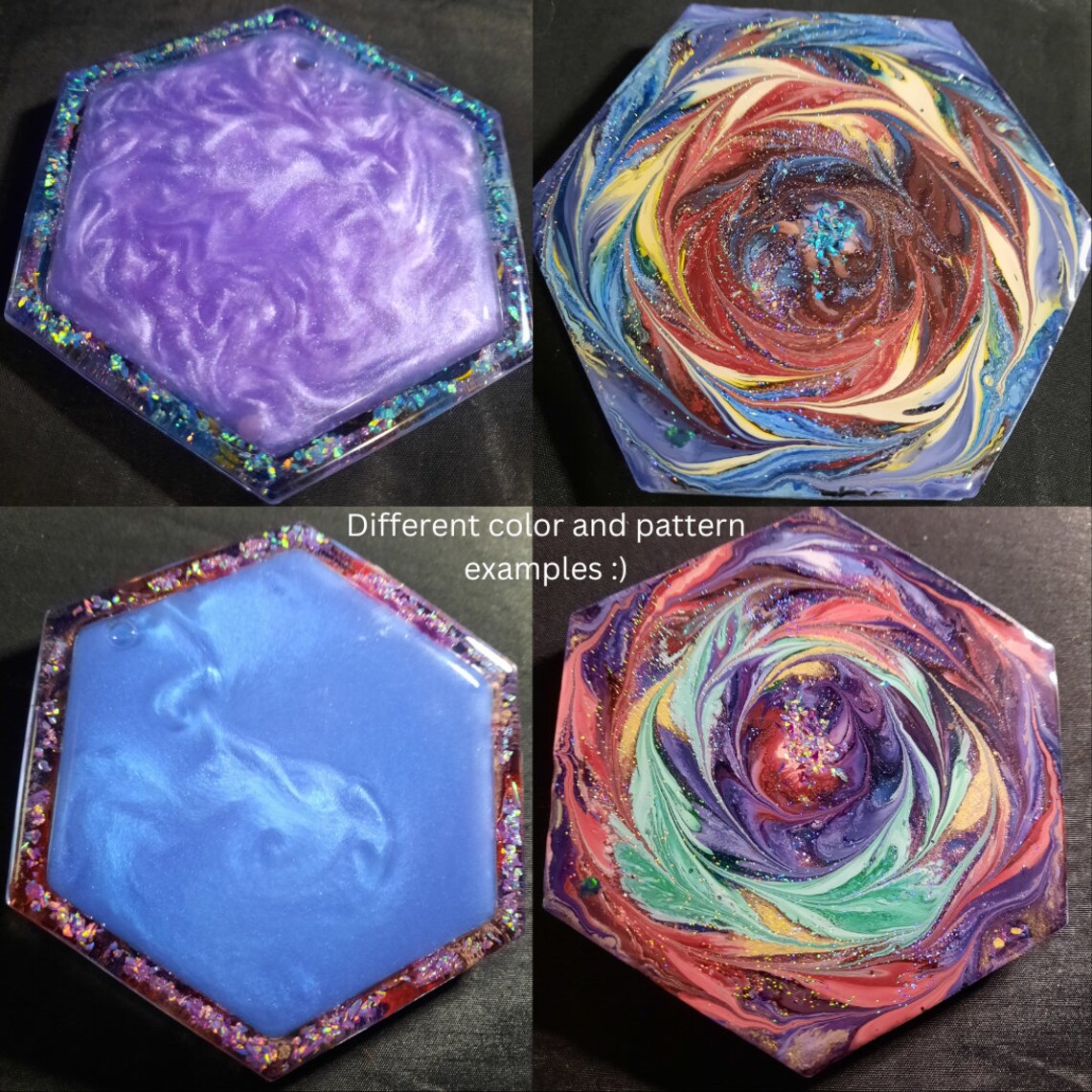 Custom Handmade Hex Kalliroscope Fidget Toy/stress Relief With ...