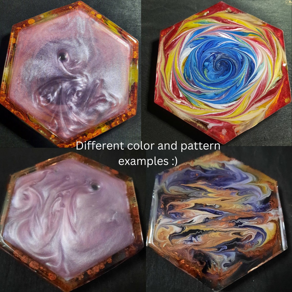 Custom Handmade Hex Kalliroscope Fidget Toy/stress Relief With ...