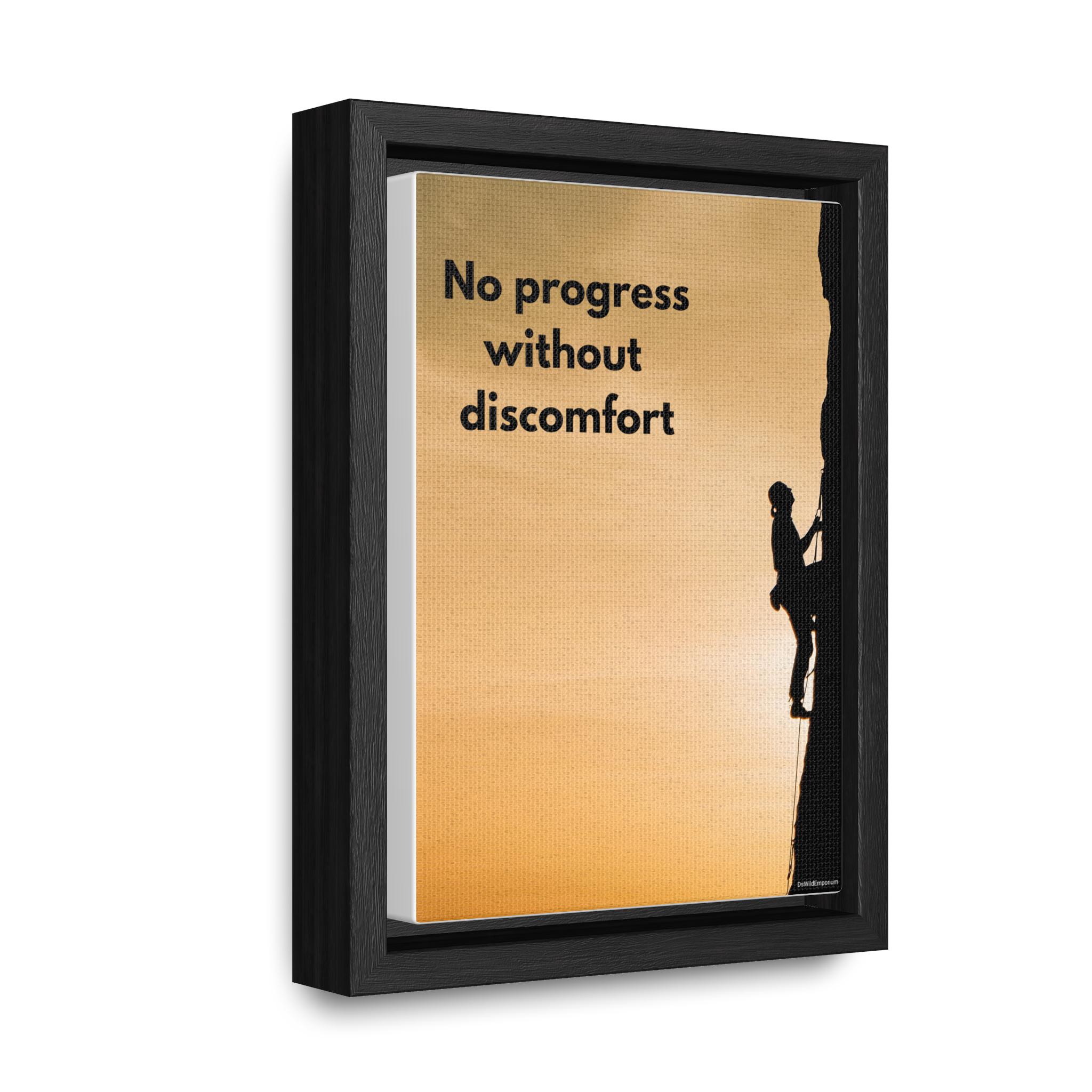 No Progress Without Discomfort Gallery Canvas Wraps, Vertical Frame - Etsy