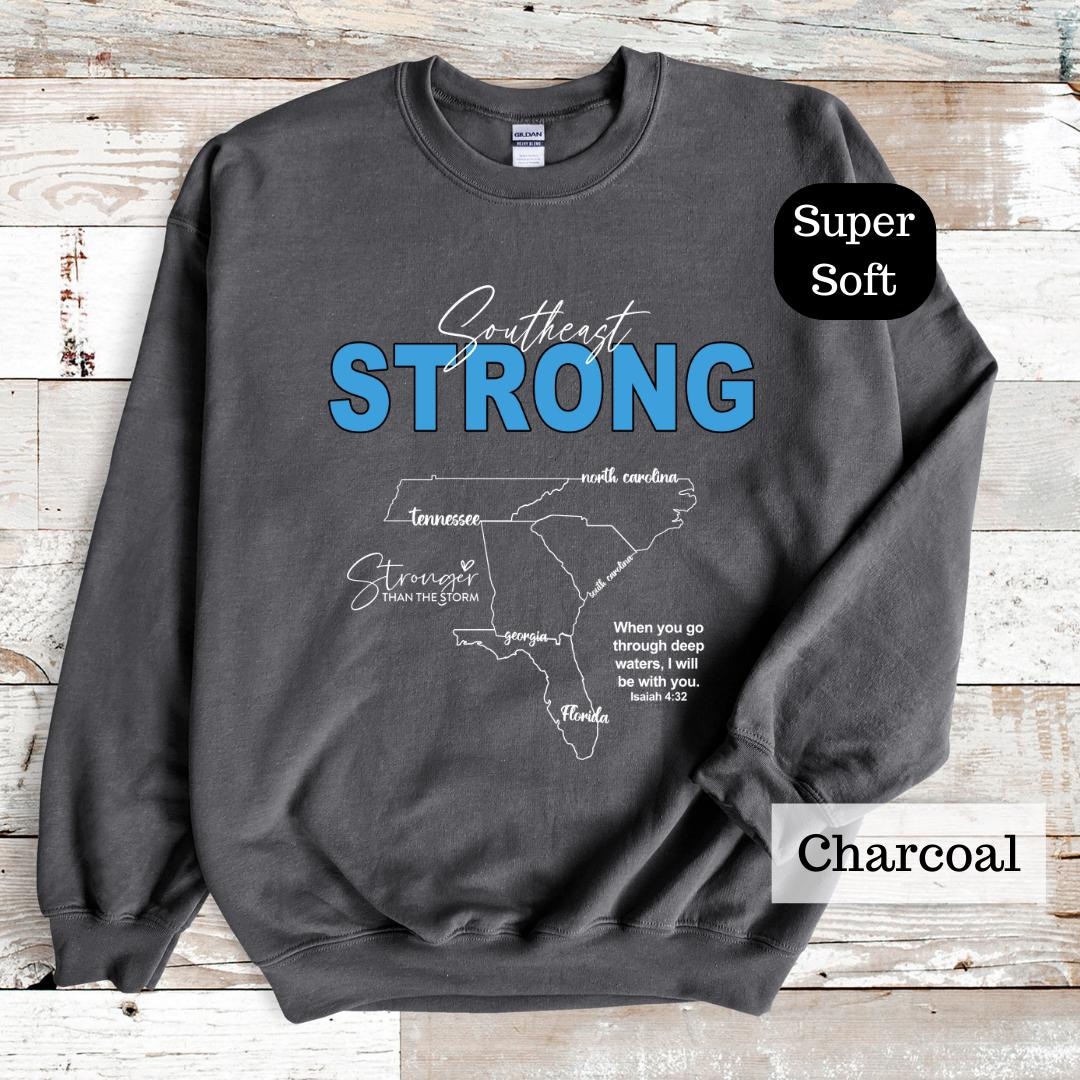 Hurricane Helene Disaster Relief Sweatshirt, Southeastern Strong Shirt ...