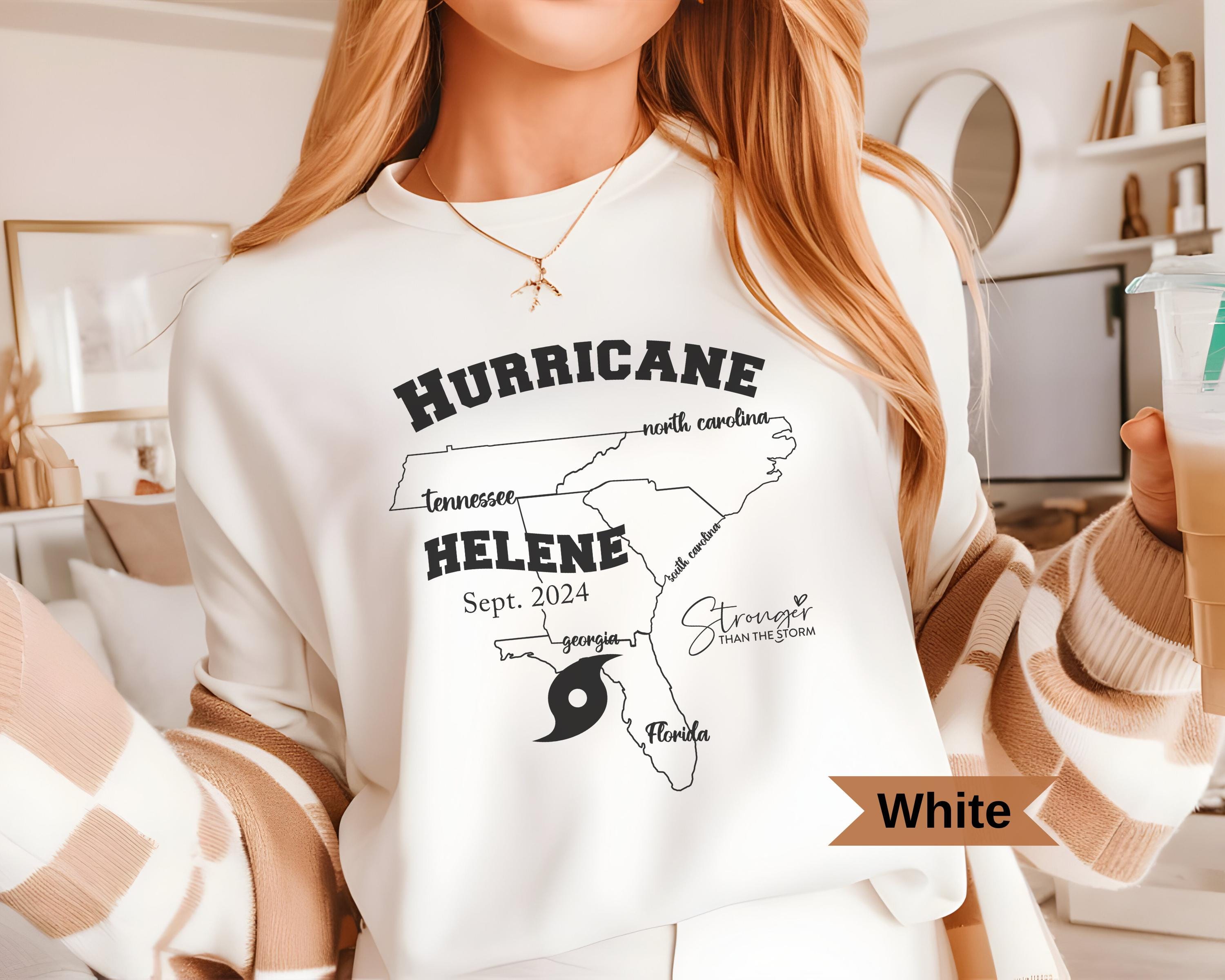 Hurricane Helene 2024 Comfort Colors T-shirt Southeast Storm Relief Tee ...