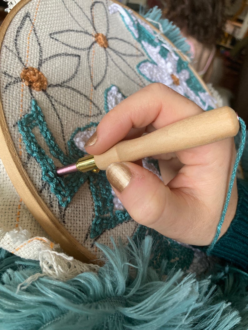 Custom Embroidery Rug// Handmade Wall Art // Embroidered Decor - Etsy