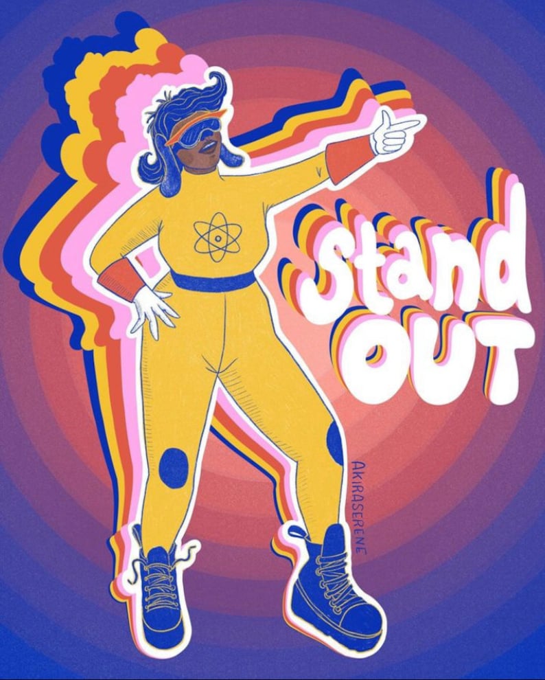 Digital Portrait Slogan // Self Love Art // Positive Affirmations ...