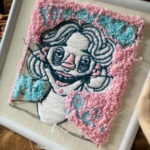 Custom Embroidery Rug// Handmade Wall Art // Embroidered Decor - Etsy