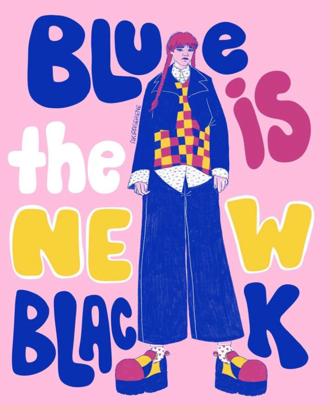 Digital Portrait Slogan // Self Love Art // Positive Affirmations ...