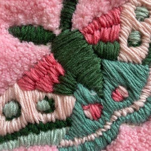 Custom Embroidery Rug// Handmade Wall Art // Embroidered Decor - Etsy