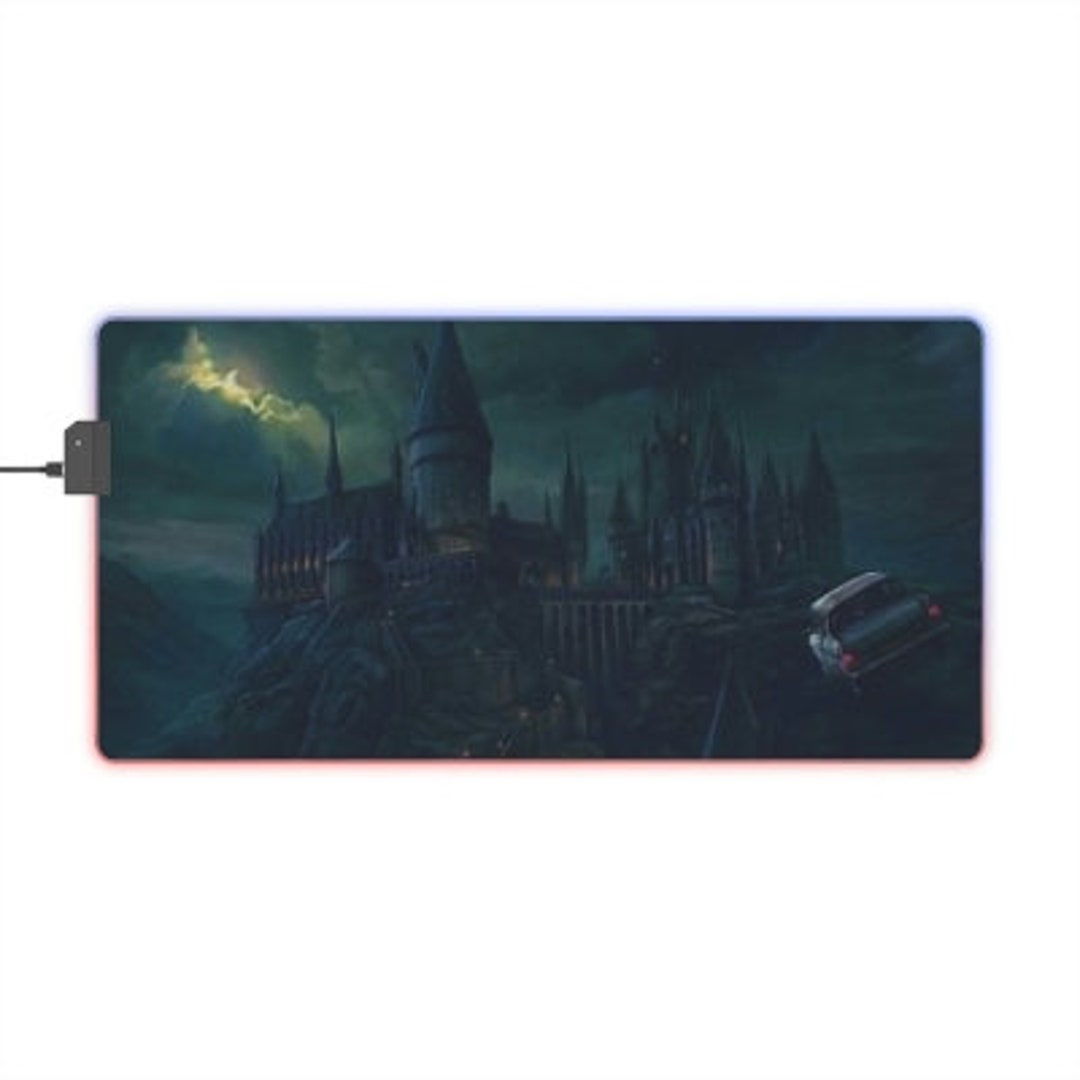 Harry Potter Hogwarts LED Mousepad - Etsy