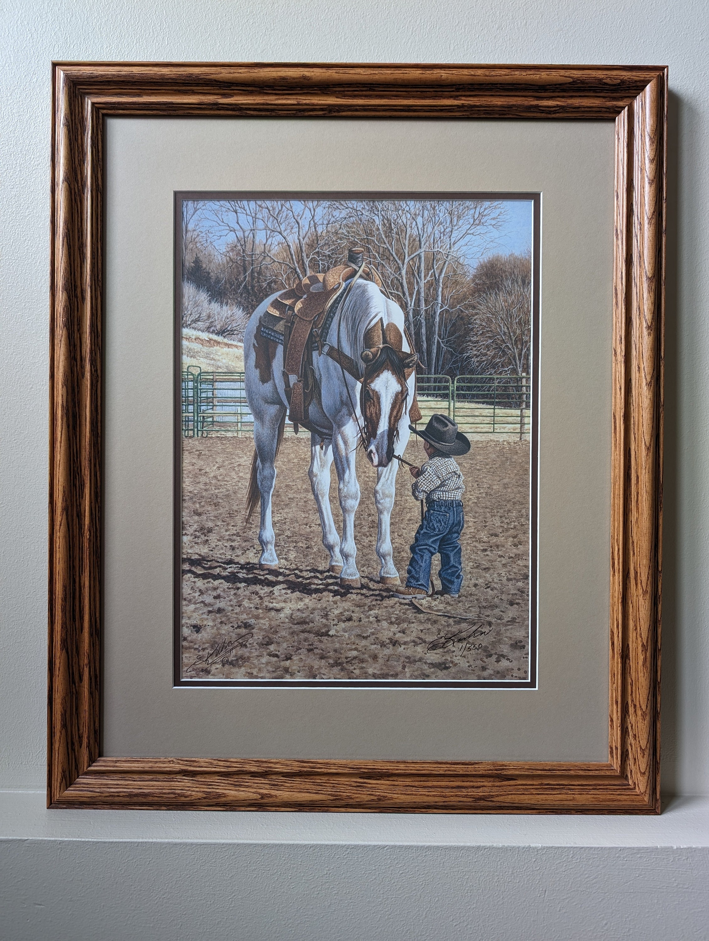 Artist Earl Kuhn - "preschool", Western Art Print, Limited Edition ...