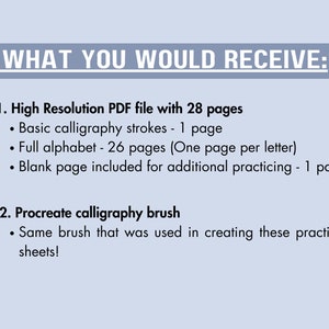 Modern Calligraphy Practice Sheets, Hand Lettering Practice Templates ...