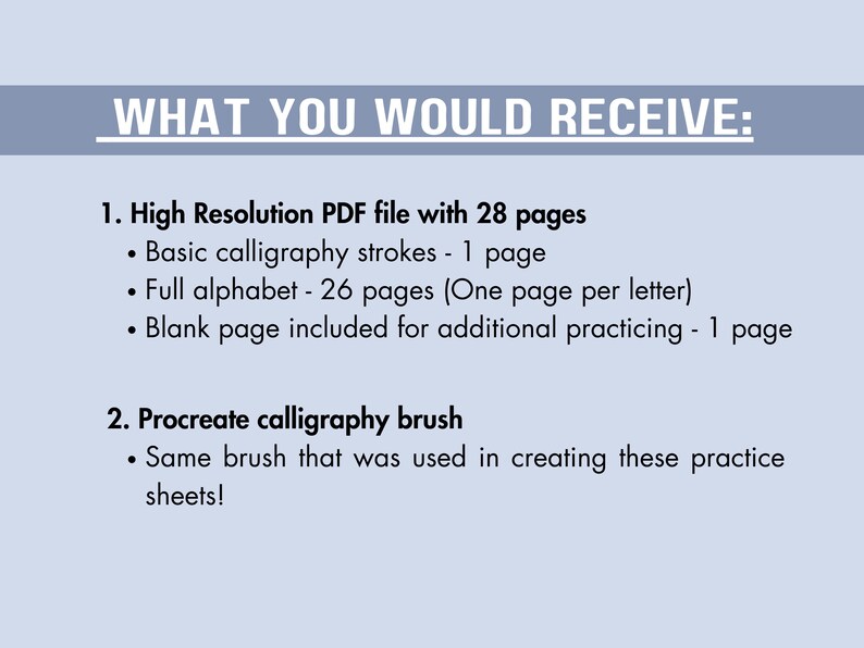 Modern Calligraphy Practice Sheets, Hand Lettering Practice Templates ...